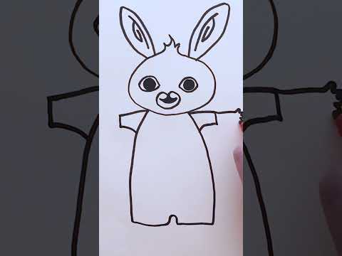 Learn how to draw Bing #Shorts | Bing Shorts