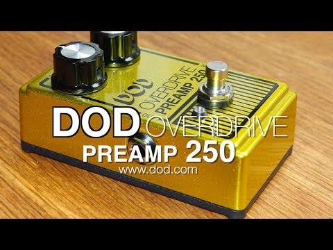 DOD Overdrive Preamp 250 Reissue Pedal. New with Full | Reverb