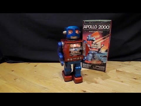 Купить Оловянный робот Apollo 2000 robot with lighted eyes s.h ...