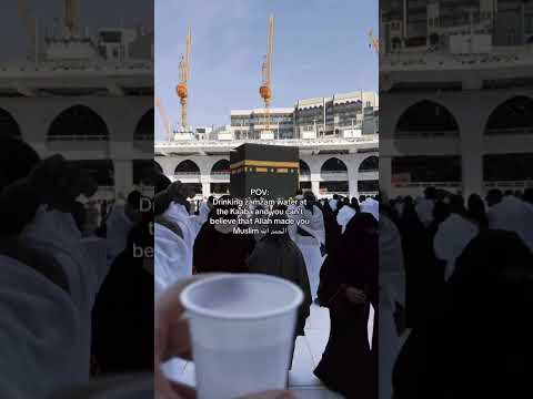 I can’t believe Allah made me Muslim #allahuakbar #alhamdulillah #revertmuslim #kaaba #makkah