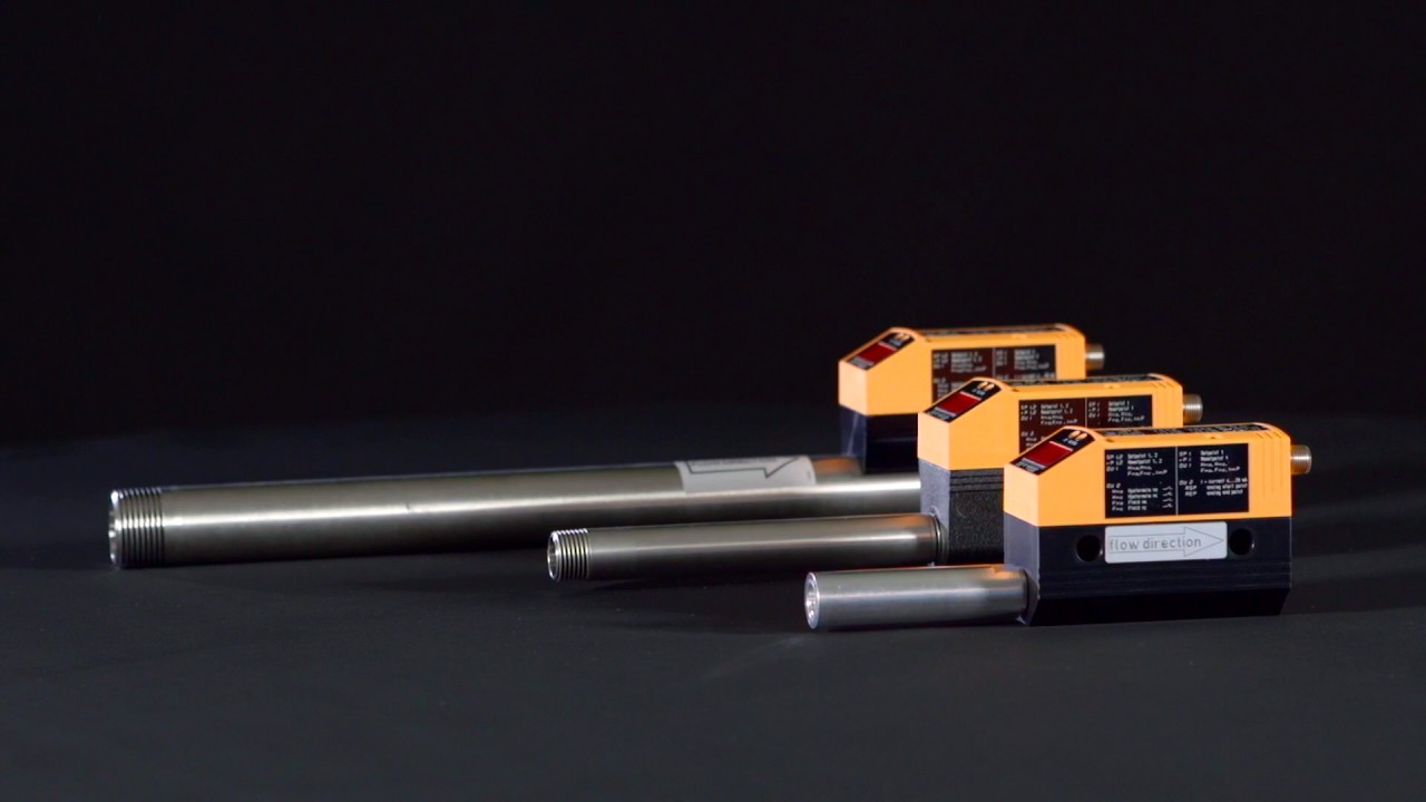 Thermischer Durchflussmesser mit IO-Link für Werkzeugmaschinen