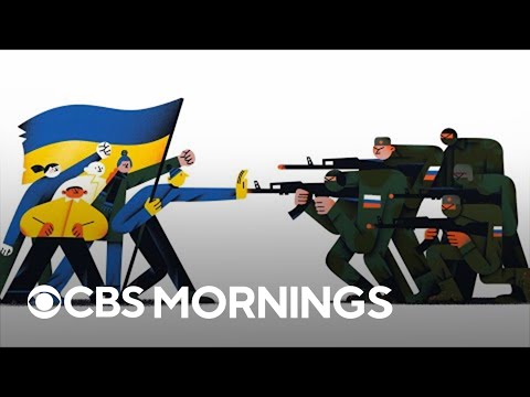 Ukrainian artists illustrate Moscow's brutality amidst war