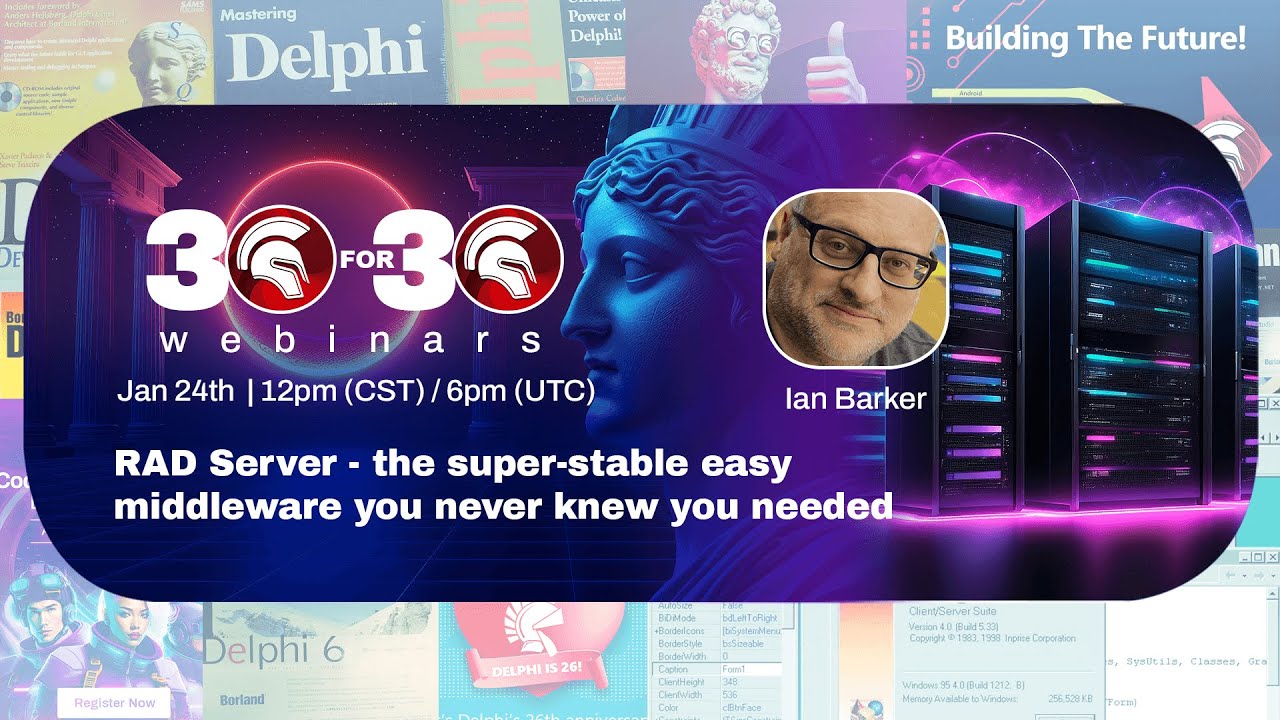 RAD Server - the super-stable easy middleware you never knew you needed with Ian Barker