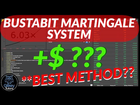 BEST BUSTABIT STRATEGIES! MARTINGALE METHOD W/ SPREADSHEET
