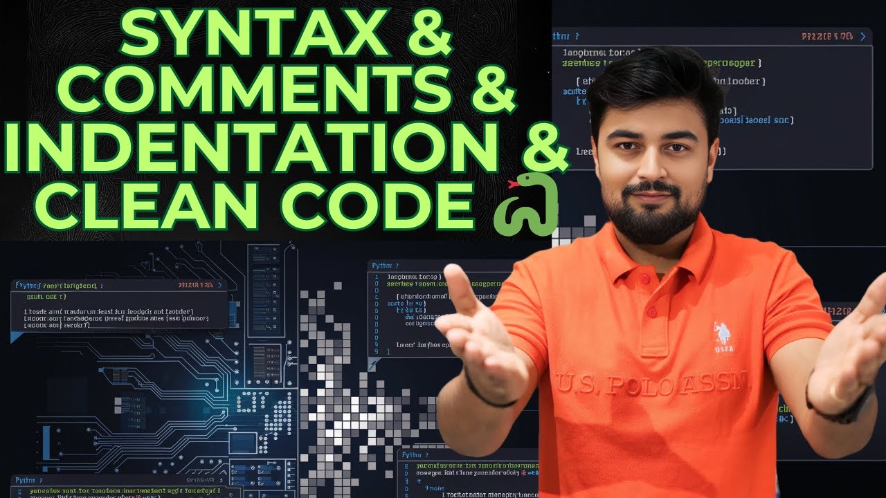 03 Python Syntax, Indentation, and Comments #lec3