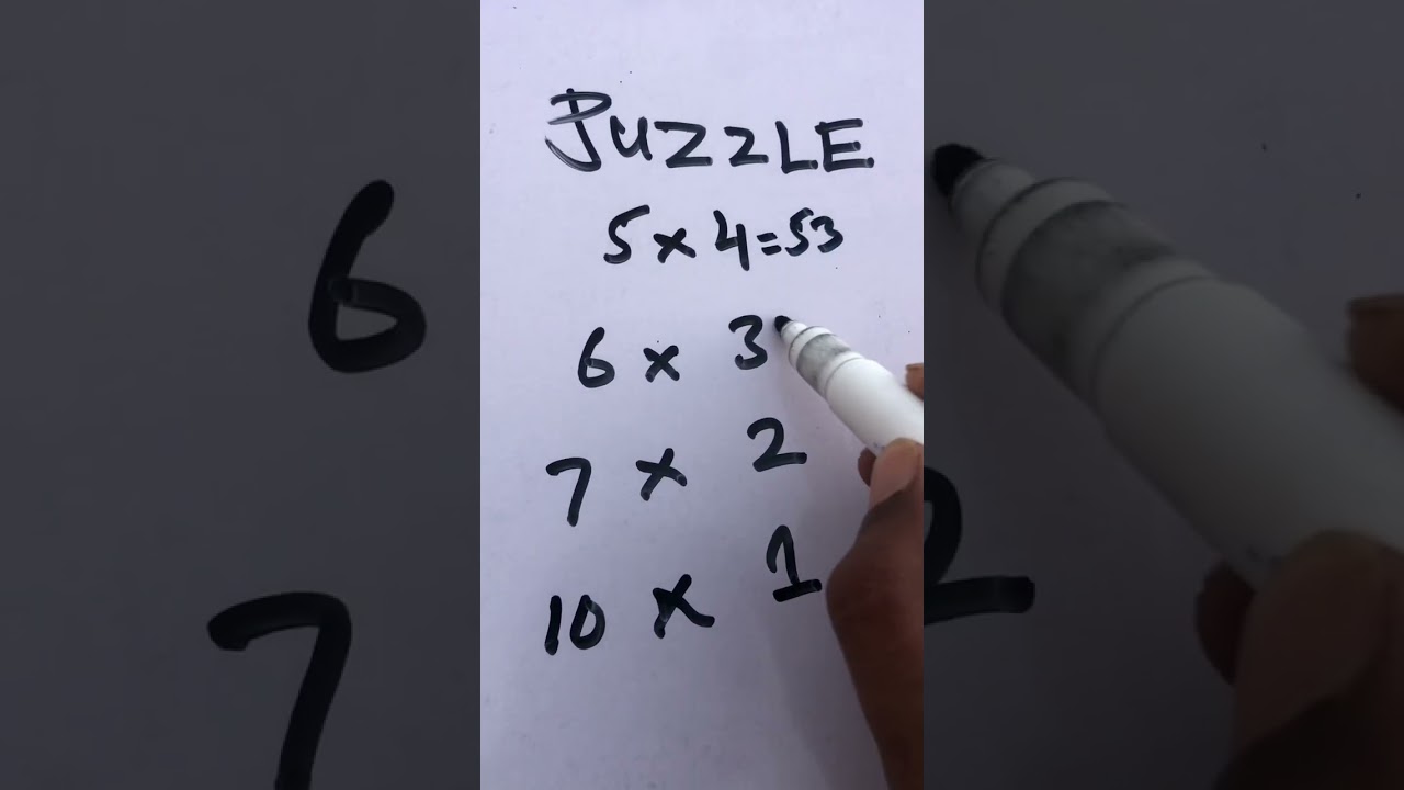 Puzzling Math#shorts #youtubeshorts #shortsfeed #shortvideo #shortsviral #puzzle #maths #