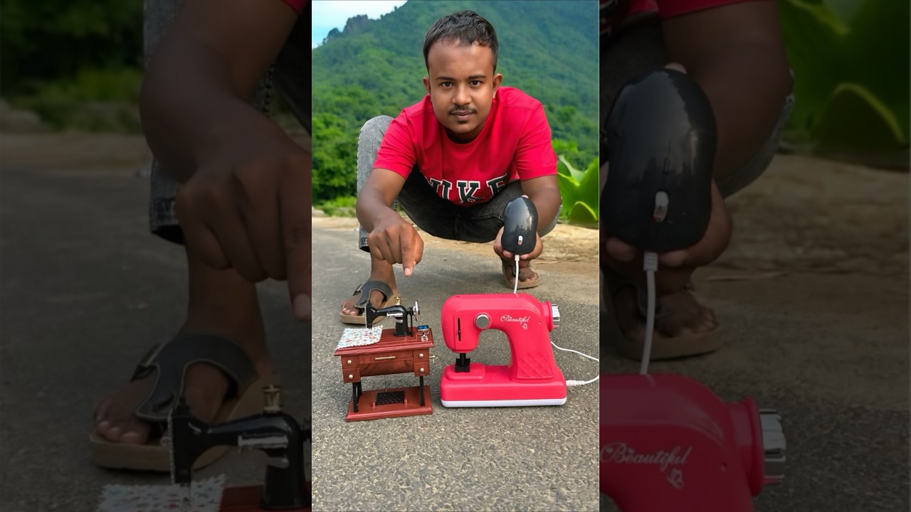 Small & Medium Two Electric Sewing Machine Unboxing Tasting