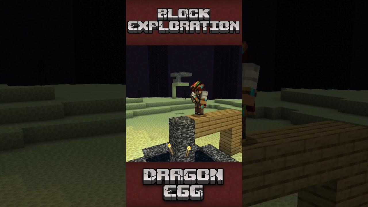 RAREST BLOCK IN THE GAME?? (Dragon Egg) #blockexploration #minecraftwiki #minecraftsurvival