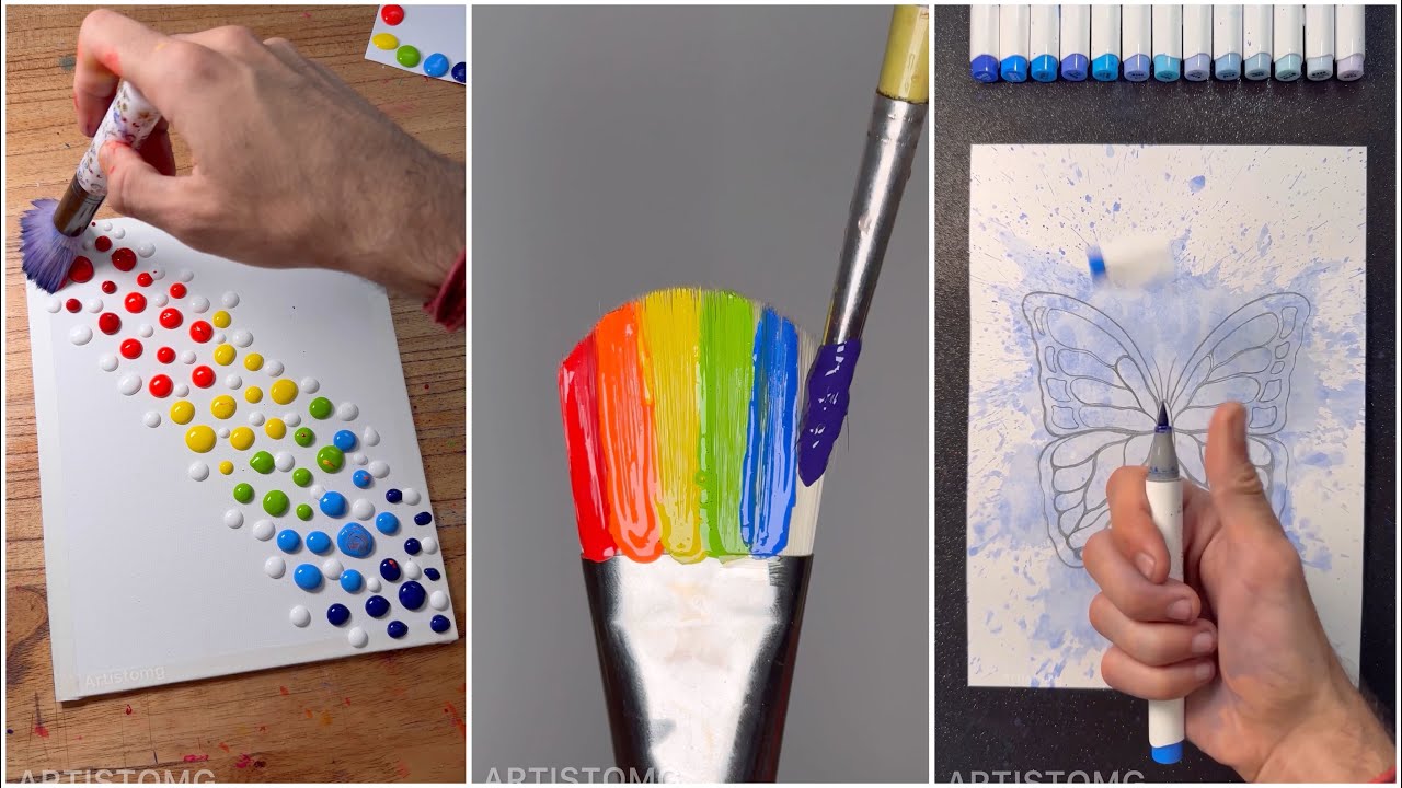 20 Viral Art Ideas to Get Inspired from ARTISTOMG 💡✨