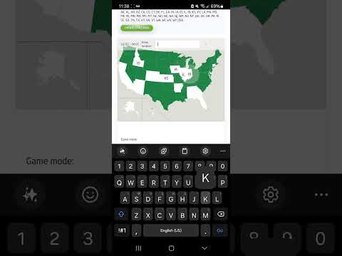 [WR] Seterra Touch Web - US State Abbreviations in 22.556 seconds! [Type Easy]
