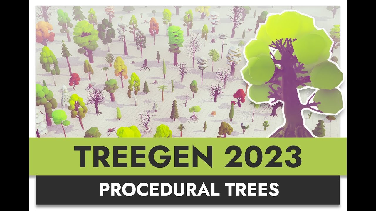 TREEGEN 2023 - procedural tree generator (version 1.1.1)
