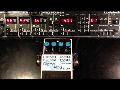 Boss DD-7 vs TC Electronic 2290 Digital Delay