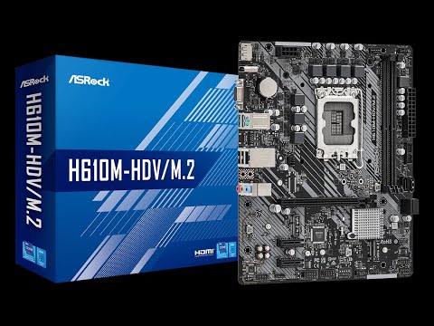 ASRock H610M-HDV/M.2 🎯 Motherboard Unboxing and Overview