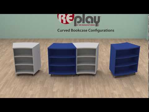 Curved Bookcase Configurations for School Classrooms