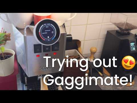 Trying out the new Gaggimate! Pressure Profiling and PID with the Gaggia Classic (Lever Shot)