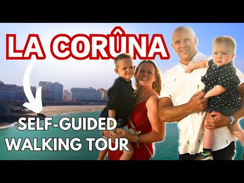 LA CORUNA VLOG 🇪🇸 👣 Self Guided Walking Tour: Port Day P&O ARVIA