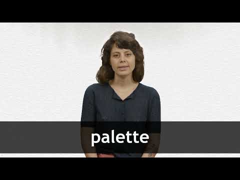 How to pronounce PALETTE in French
