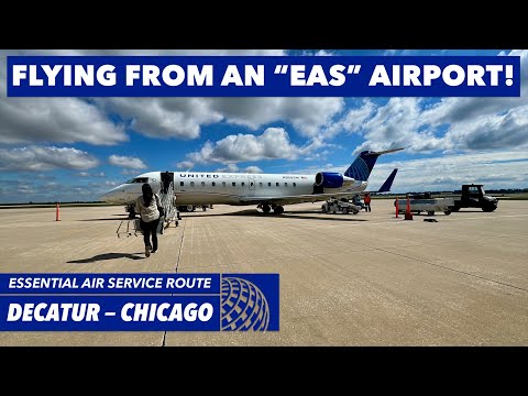 "ESSENTIAL AIR SERVICE"? Flying United Express from Decatur