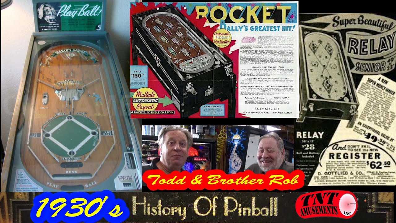 #1743 1930's MECHANICAL Pinball Machines...Are They FUN to PLAY??  Watch and See! - TNT Amusements