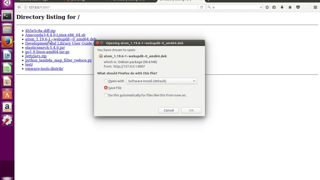 Python 3 http.server equivalent of python -m SimpleHTTPServer