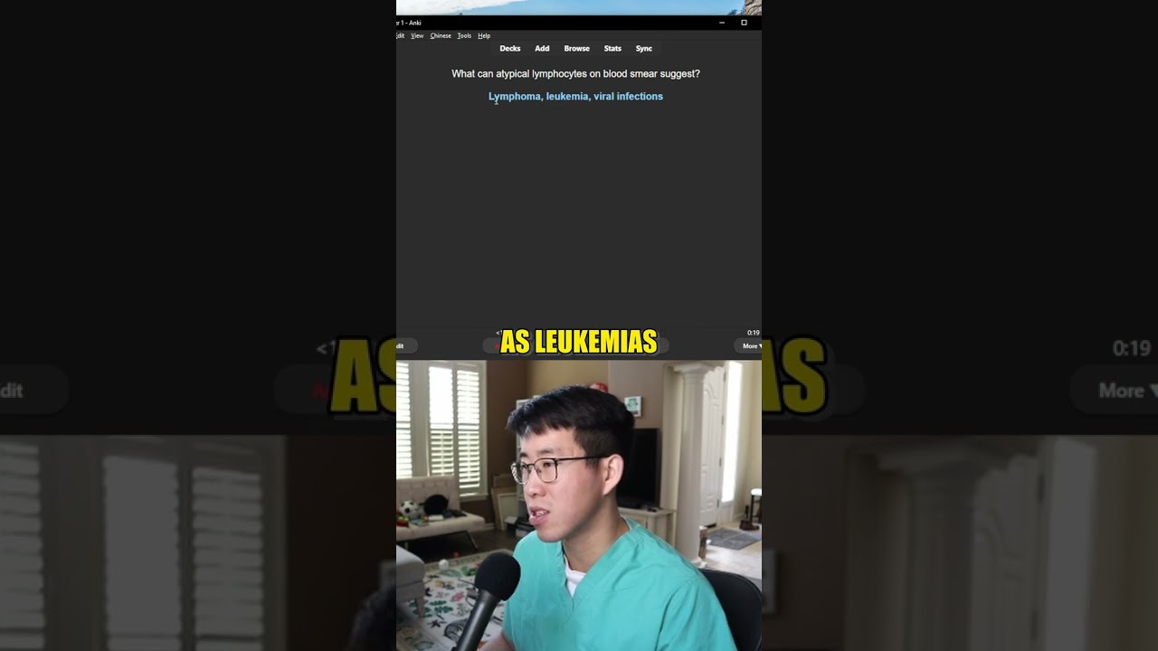 What should you think of when you see atypical lymphocytes on a CBC? #meded #medicine
