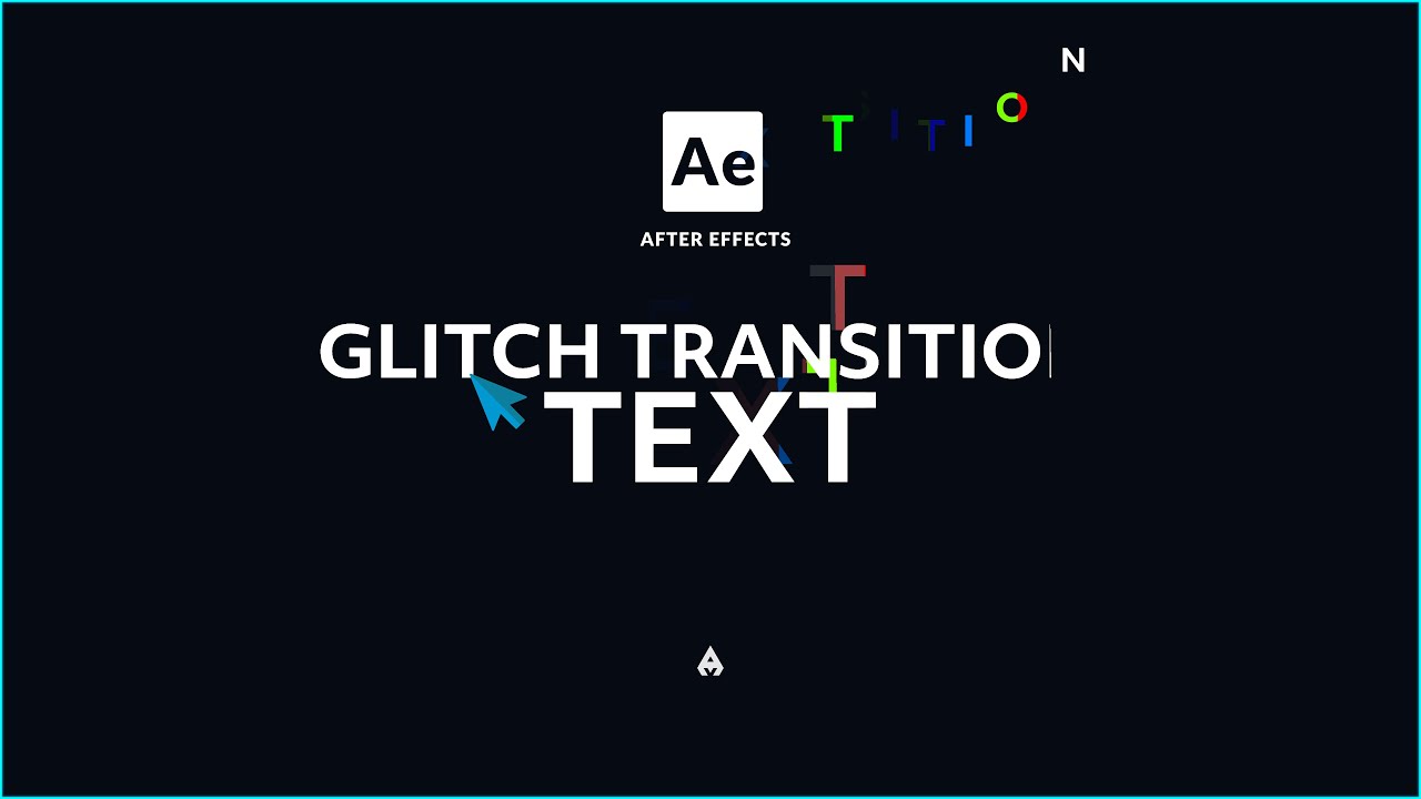Amazing glitch text effect tutorial in Adobe After Effects