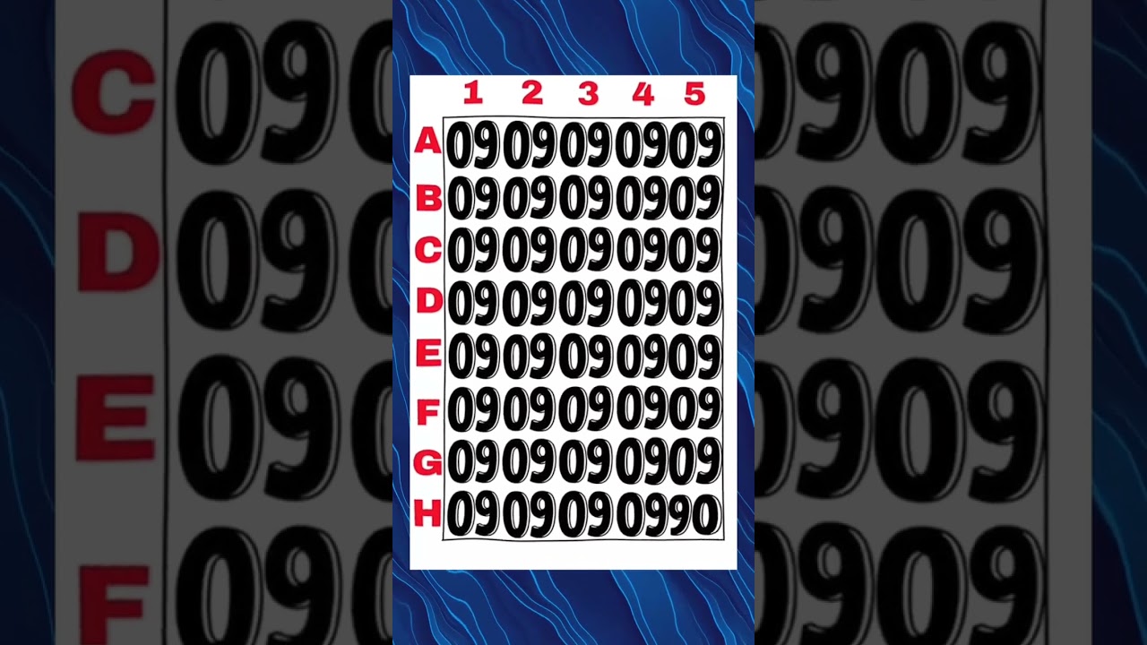 👀 Can you spot all the 90s hidden in this grid of 09s? #puzzle #bewin #quizchallenge #robux #quiz