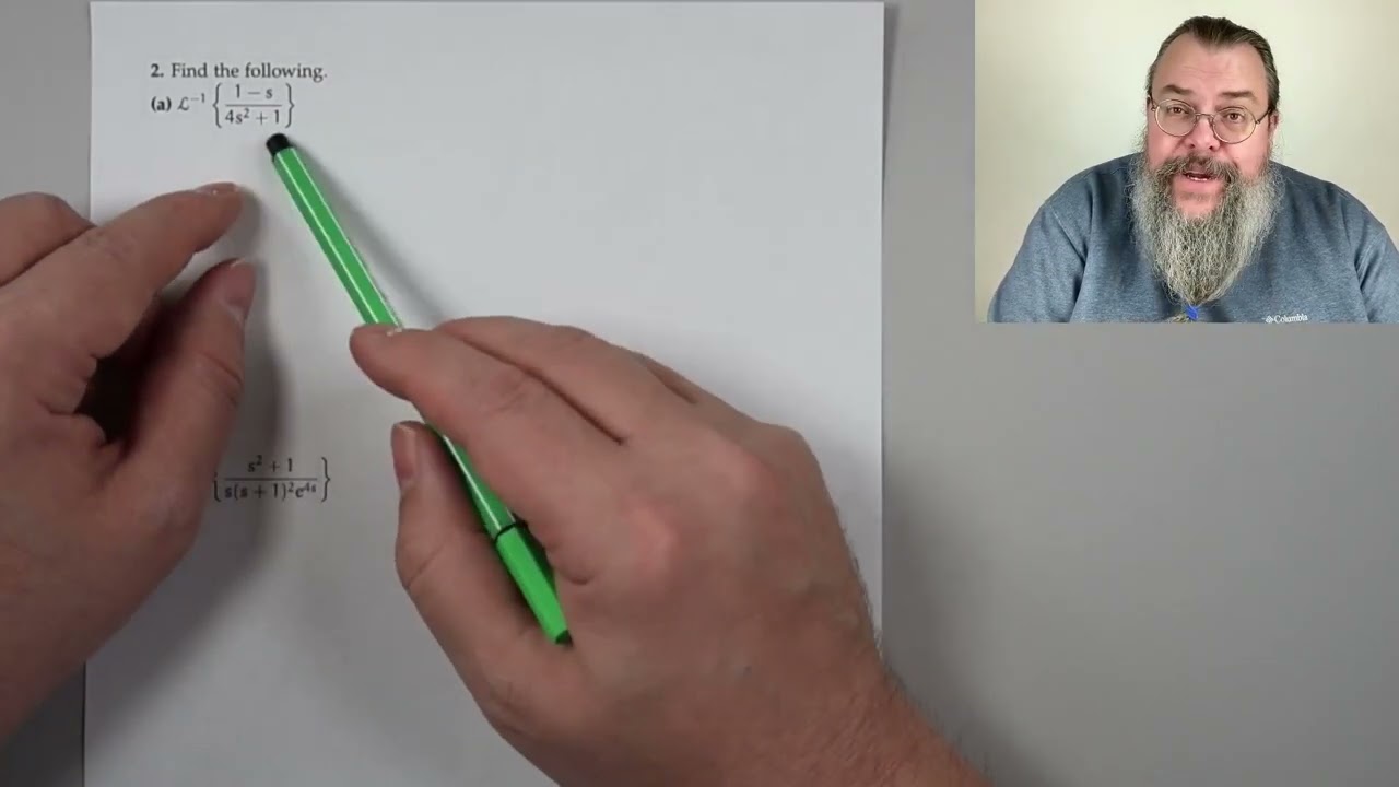 DiffEQ, Exam 3 walkthrough (Fall 2023)
