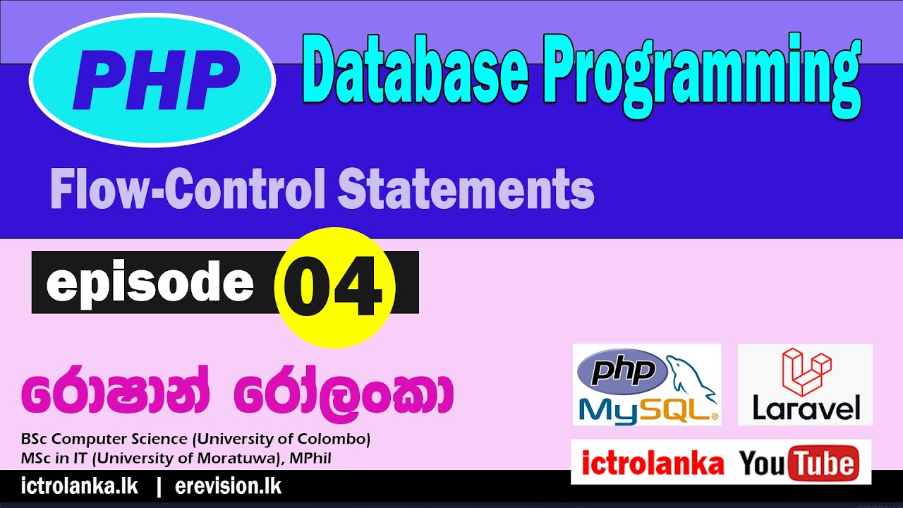 PHP Database Programming (Episode 04)