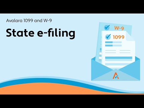 State e-filing - Avalara 1099 and W-9