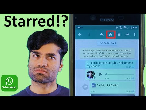 What does Starred message in WhatsApp mean and how to use it