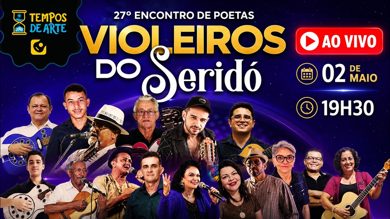 Violeiros do Seridó AO VIVO | 27º Encontro de Poetas Repentistas