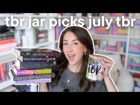 tbr jar prompts pick my july tbr🫙📖