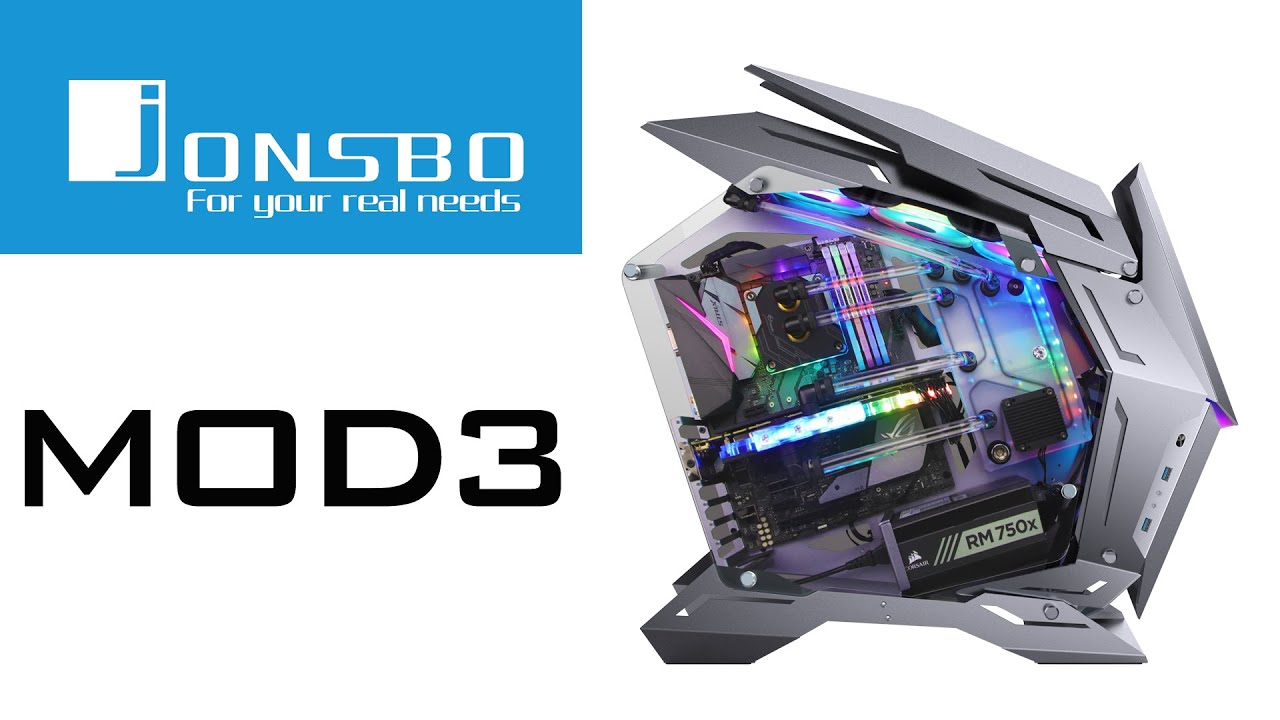 Vỏ case Jonsbo MOD3 Black (Mid Tower/Màu Đen)