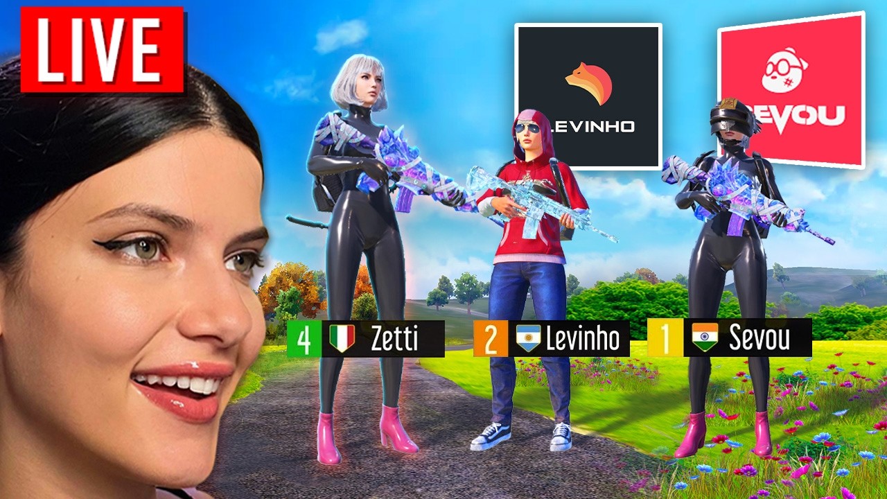 🔴Zetti, Levinho & Sevou LIVE | PUBG MOBILE 🔴
