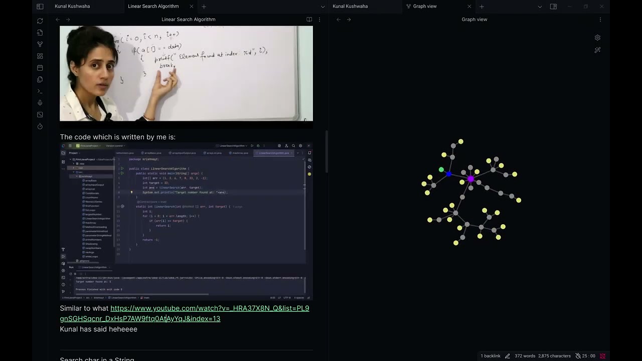Obsidian-Notes and Github Repo for Java