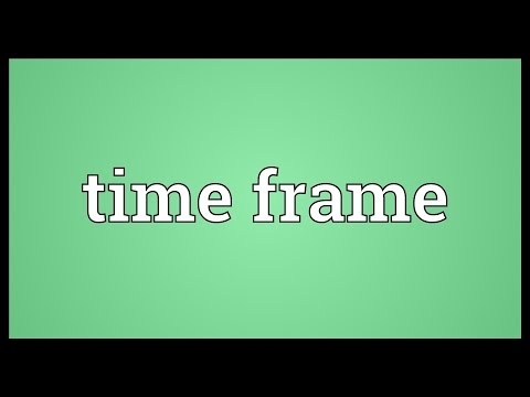 Time frame Meaning