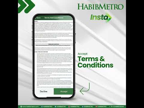 Stock Market Via HABIBMETRO Insta Mobile App (PSX)