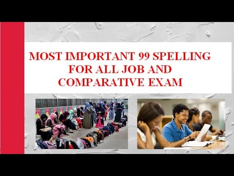 Spelling 99 Words - How To Spell These Words #spelling, #spellingrules, #spell99