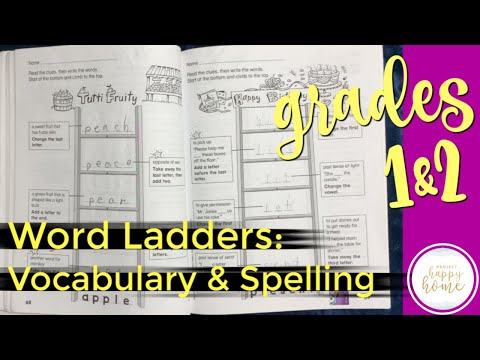 WORD LADDERS Grades 1-2 || Homeschool Language Arts