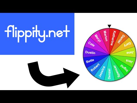 Easy Random Name Picker Wheel with Flippity