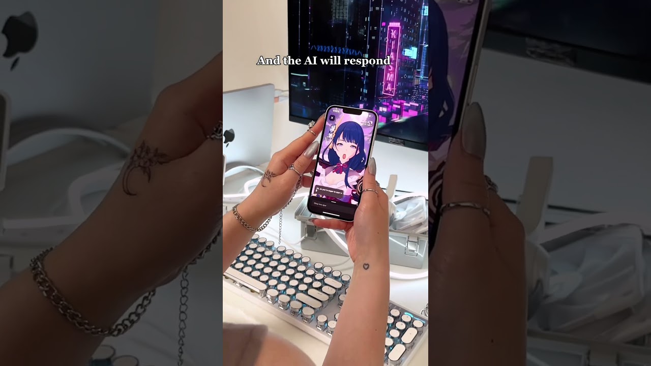 Can your AI do this? The best character app - Hyper Online #ai #anime