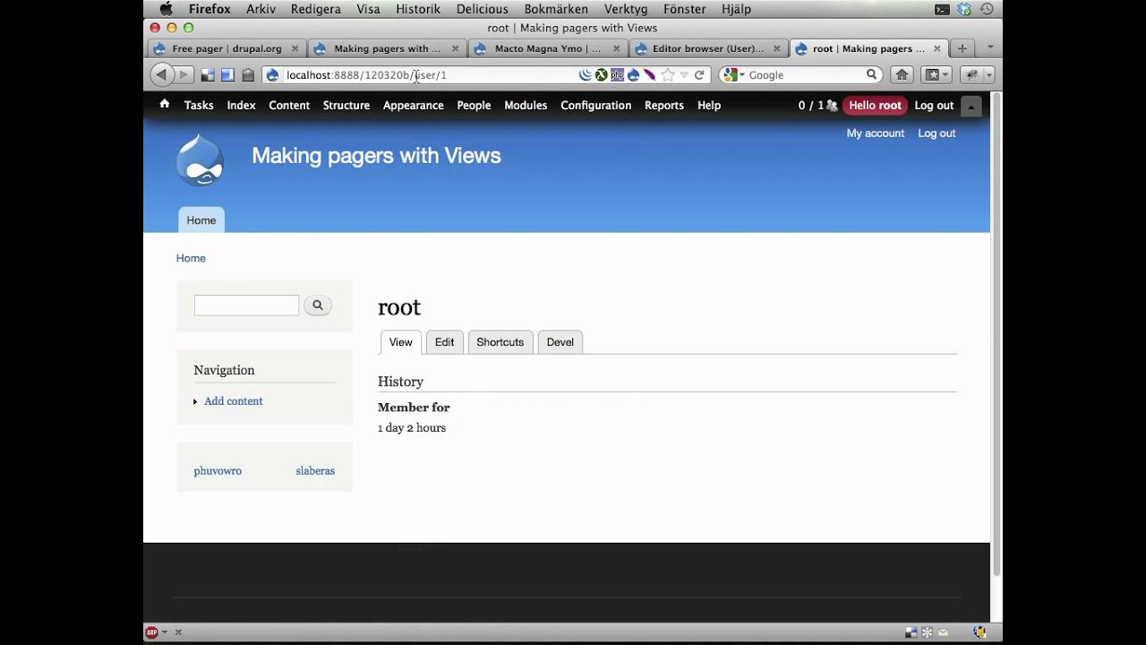 120321 -- Demo of Free pager