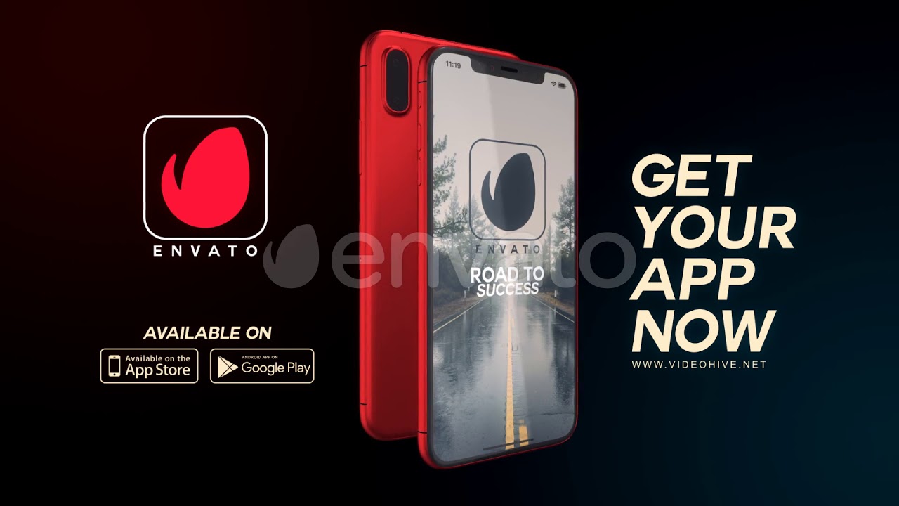 Modern mobile app promo | Product Promo - Envato elements