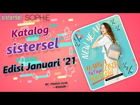 Katalog Baru SISTERSEL Sophie Martin Januari 2021 order product by WA 081314165023