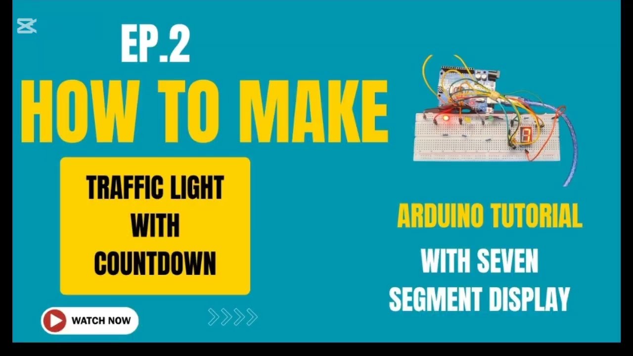 Led traffic light full tutorial for beginners. (With code and diagram)