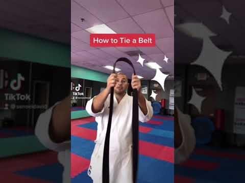 How to Tie Karate Belt