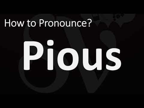 How to Pronounce Pious? (CORRECTLY)