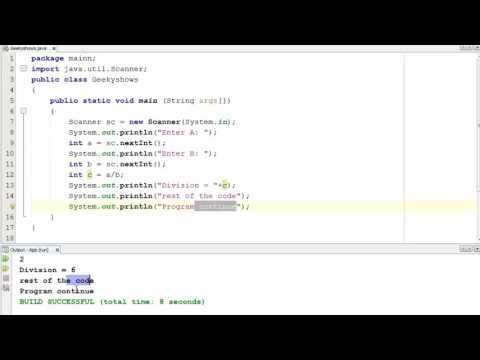Learn 175 Example of Exception in Java Programming Hindi - Mind Luster