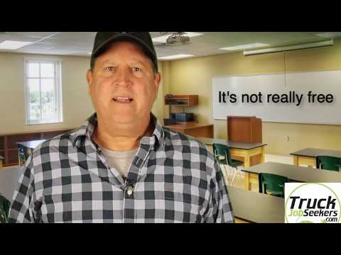 Getting a CDL at a trucking school vs a company sponsored program